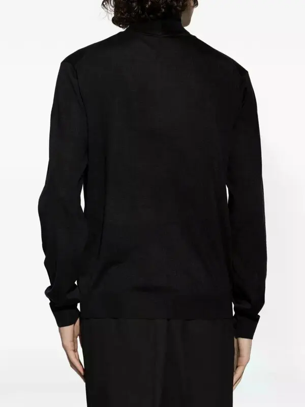 Versace Roll-neck Logo Sweater