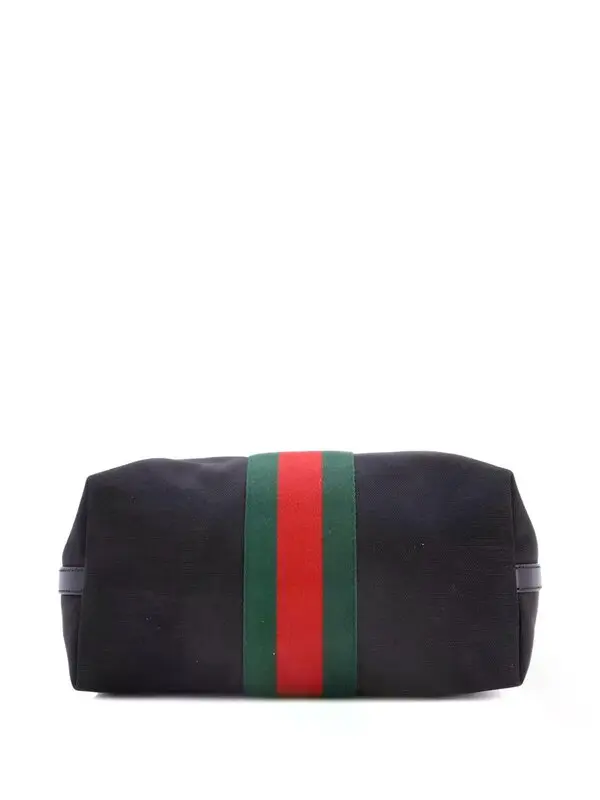 Gucci Web Zip Techno Canvas Medium Tote Bag