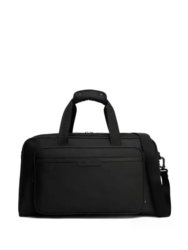 Tommy Hilfiger Logo Tape Duffle Bag - Black
