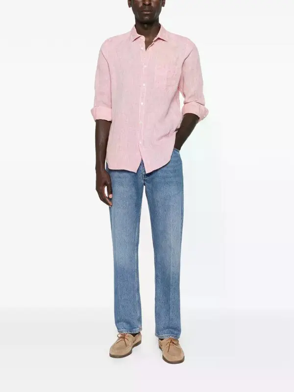 Hartford Linen Shirt - Pink