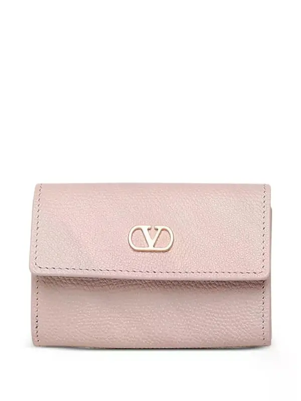 Valentino Garavani Signature Vlogo Wallet - Pink