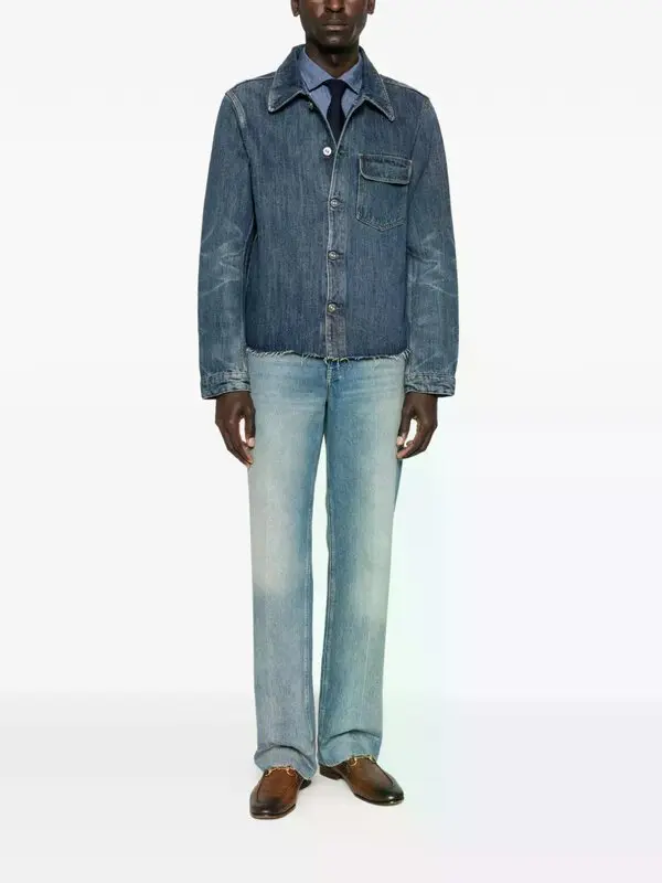 Hartford Pocket Linen Shirt - Blue