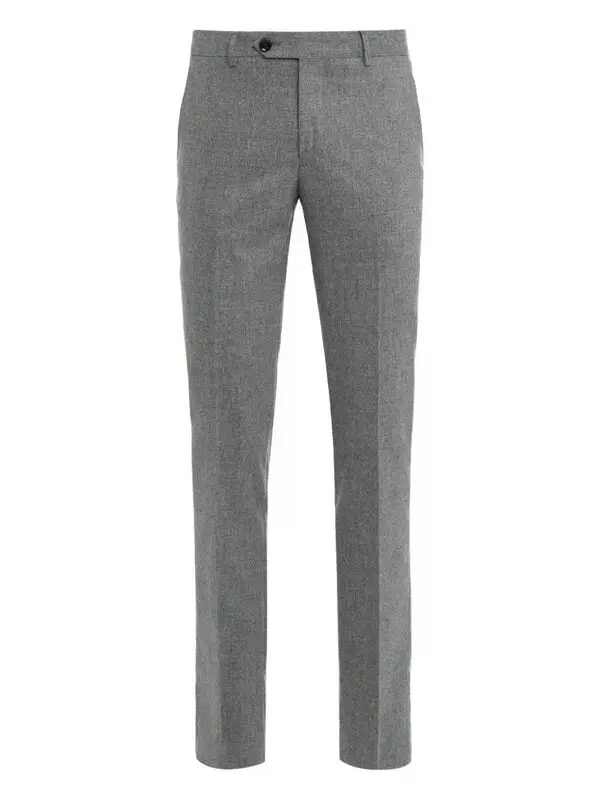 MOORER Buttoned Tailored Trousers