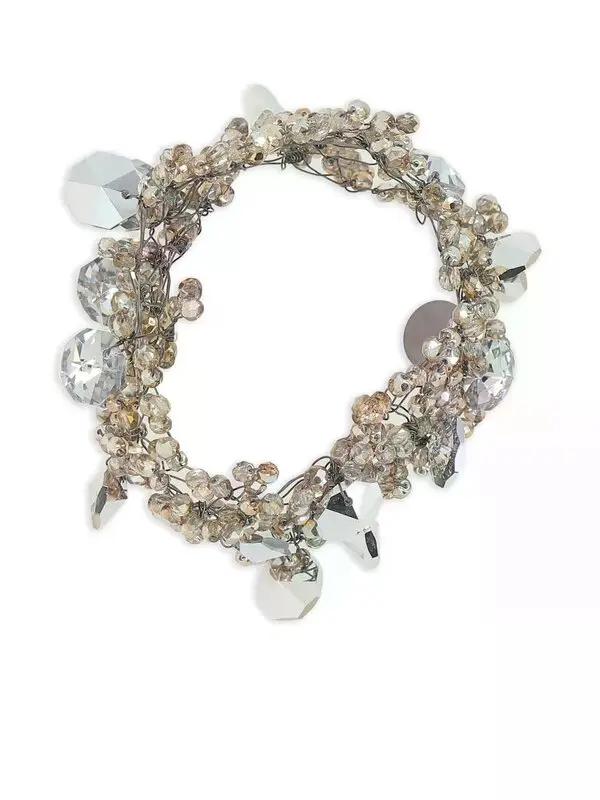 MARIA CALDERARA Beaded Bijoux Bracelet - Neutrals