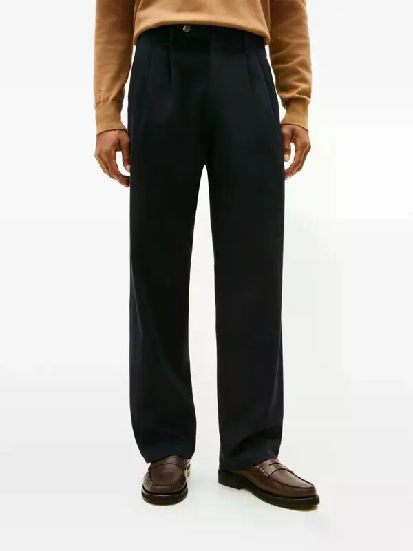 Tommy Hilfiger Pleated Button-fastening Trousers