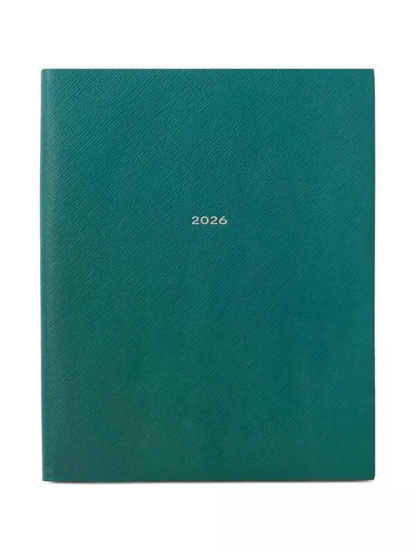 Smythson 2026 Portobello Weekly Diary - Green