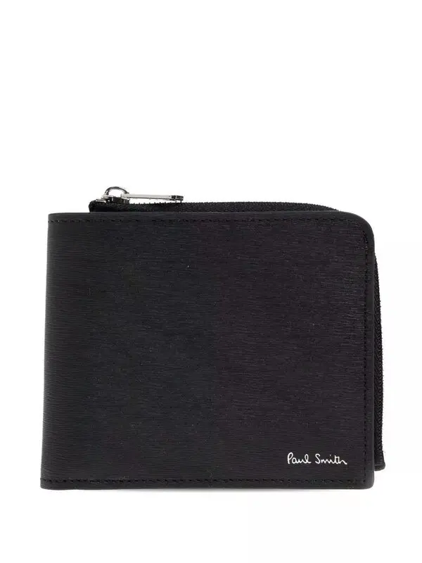 Paul Smith Zip Card Holder - Black