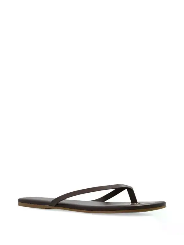 Melissa Odabash Thong-strap Leather Sandals