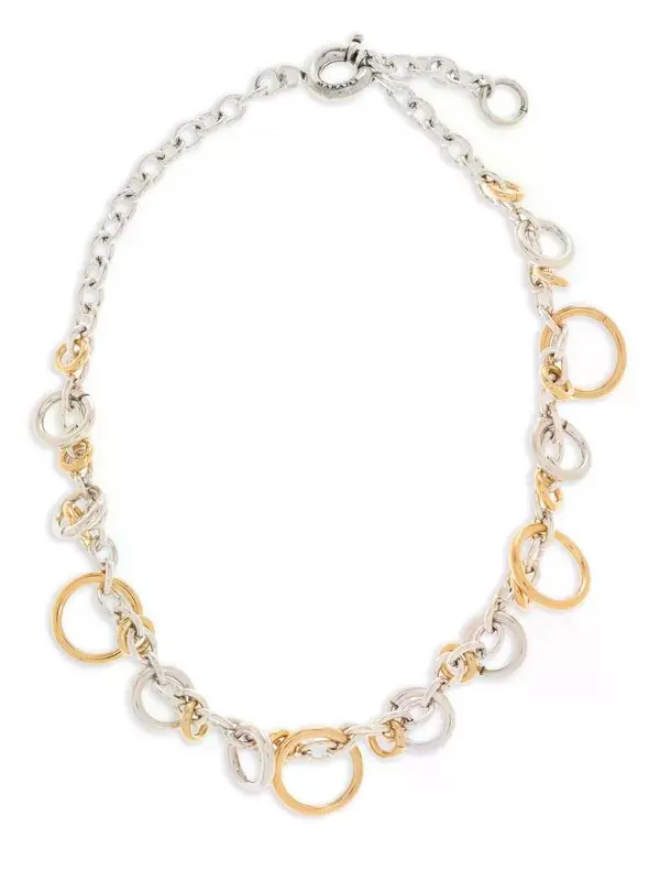 Isabel Marant Ring Chain Necklace - Silver