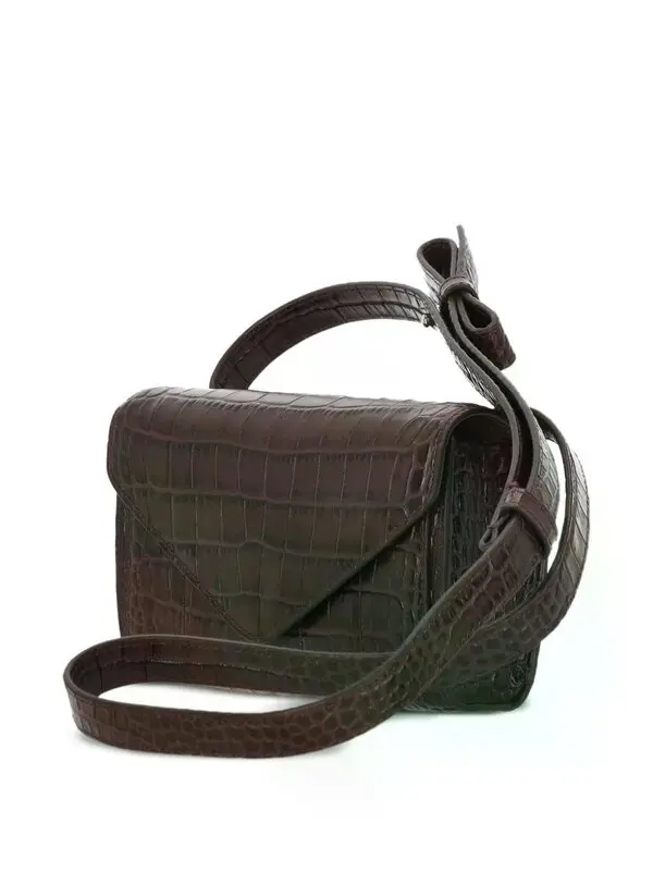 MICOLI Intasca Crocodile-effect Mini Bag