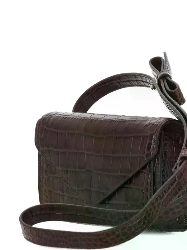 MICOLI Intasca Crocodile-effect Mini Bag