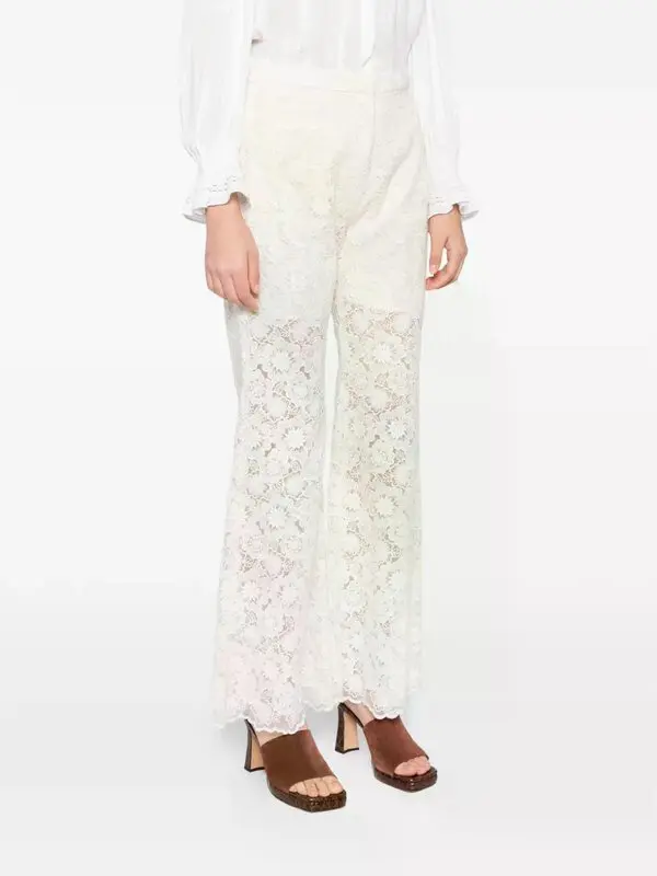 BLAKLACE Floral Lace Trousers