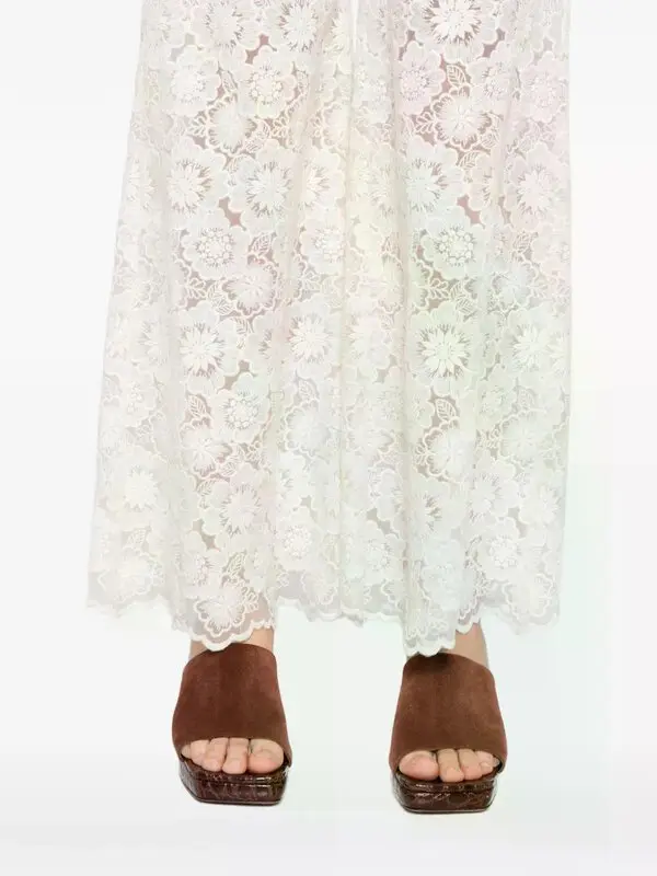 BLAKLACE Floral Lace Trousers