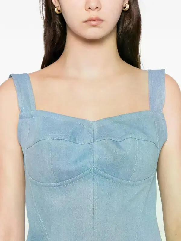 BLAKLACE Paneled Top - Blue