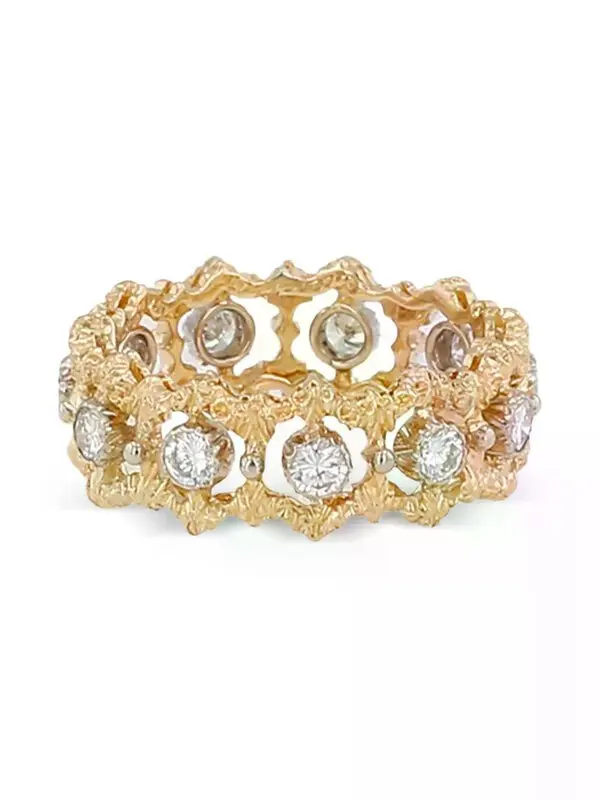 Buccellati 2010's Diamond Rombi Ring - Gold