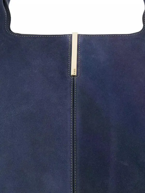 TOD'S Metal-detail Tote Bag - Blue