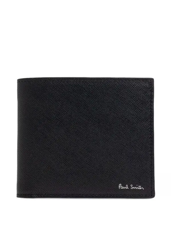 Paul Smith Car Print Leather Wallet - Black