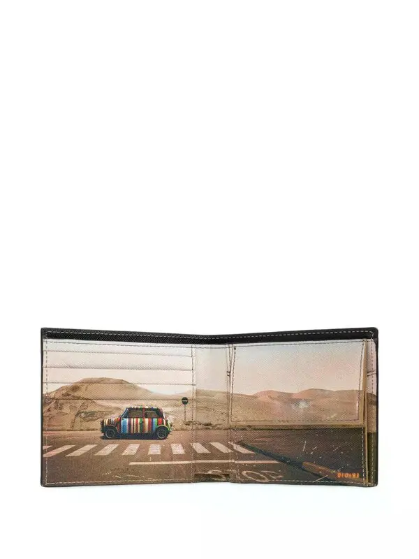 Paul Smith Car Print Leather Wallet