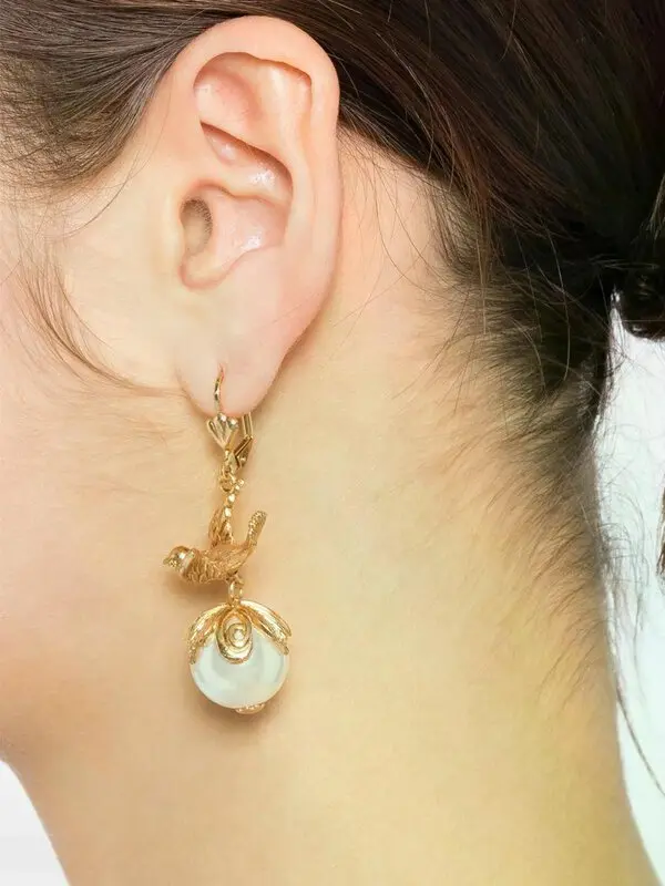 BLAKLACE Bead Embellishment Earrings