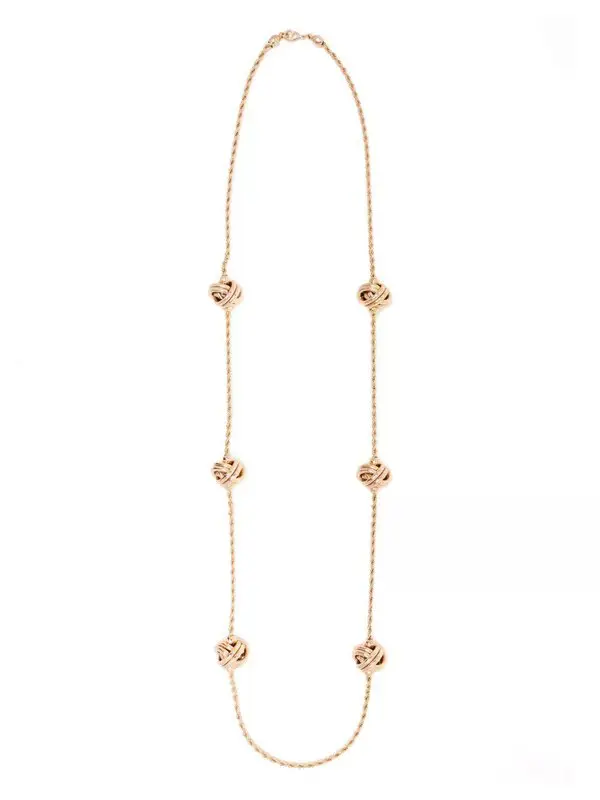 BLAKLACE Knot Detailing Necklace - Gold