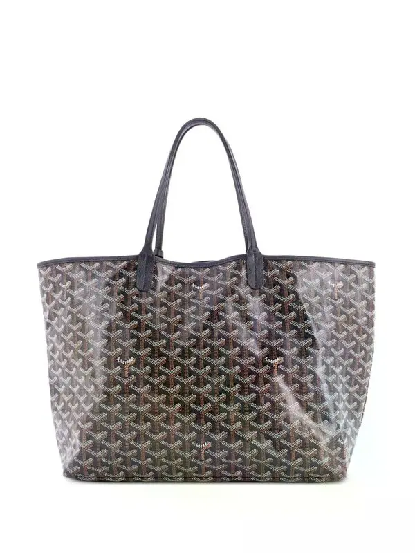 Goyard Saint Louis Coated Canvas Pm Tote Bag - Black