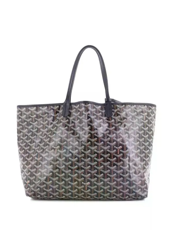 Goyard Saint Louis Coated Canvas Pm Tote Bag - Black