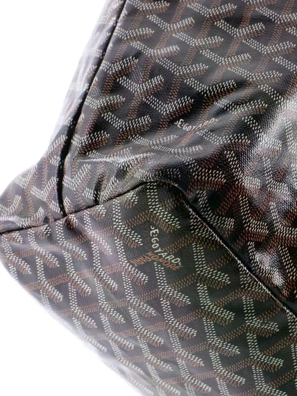 Goyard Saint Louis Coated Canvas Pm Tote Bag - Black