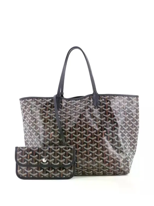 Goyard Saint Louis Coated Canvas Pm Tote Bag - Black