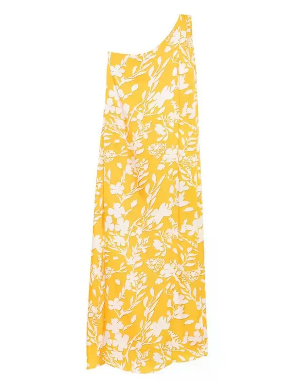 BLAKLACE Floral Lace Dress - Yellow