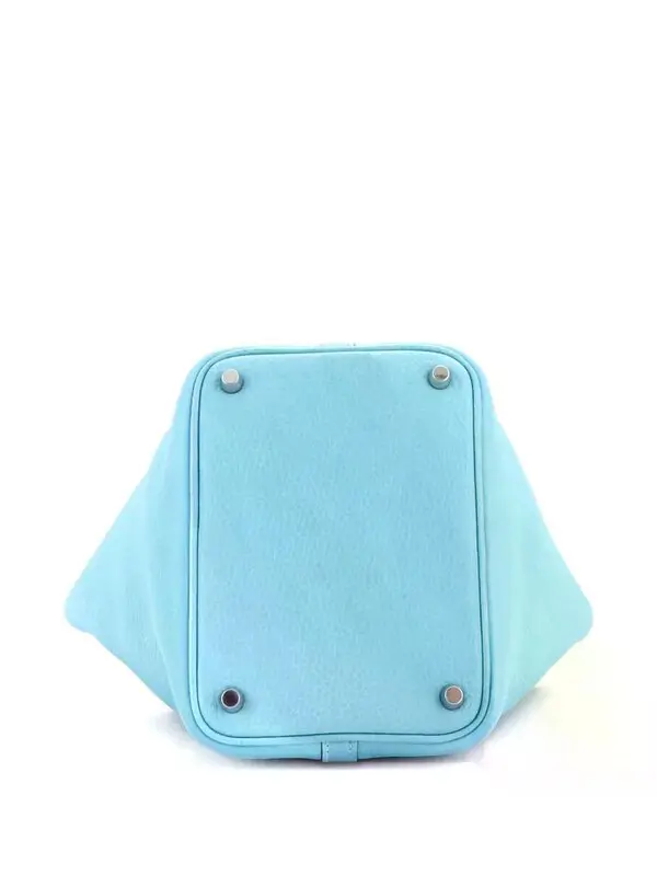 Hermès Picotin Lock Bag Clemence Pm - Blue