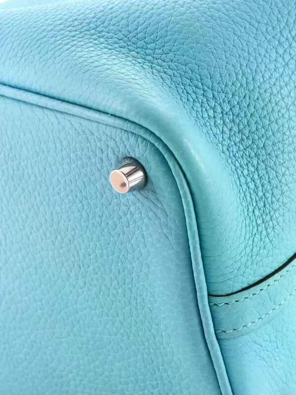Hermès Picotin Lock Bag Clemence Pm - Blue