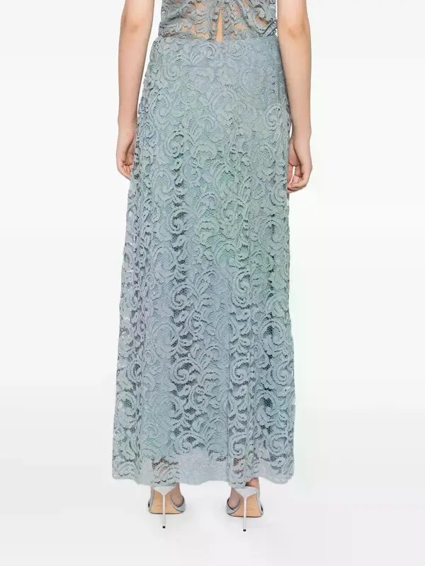 BLAKLACE Lace Skirt - Blue