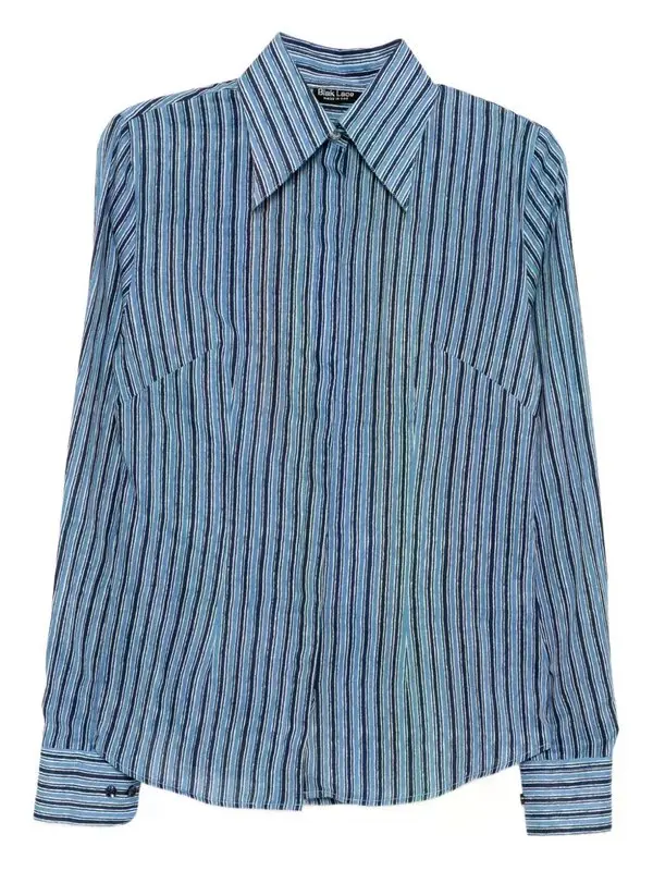 BLAKLACE Striped Printed Shirt