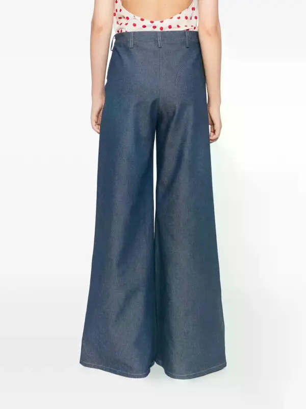 BLAKLACE Cutout Trousers - Blue