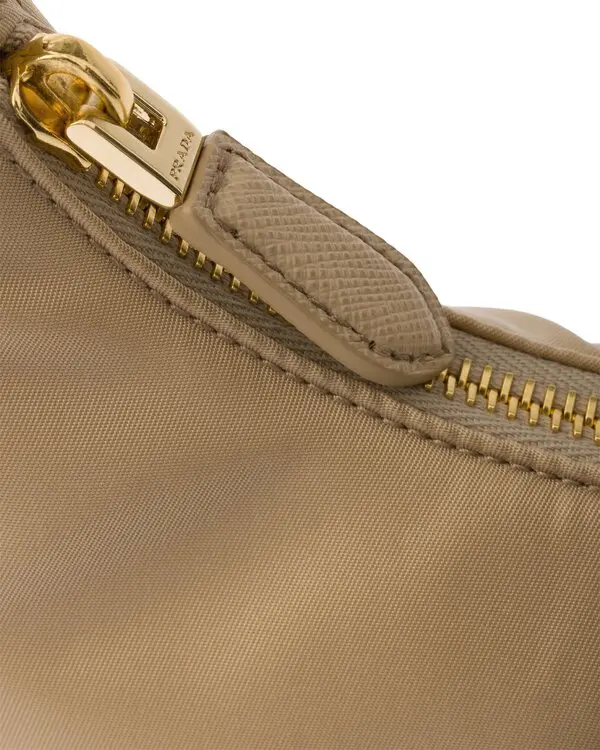 Prada Re-edition 2005 Re-nylon And Saffiano Mini Bag - Camel
