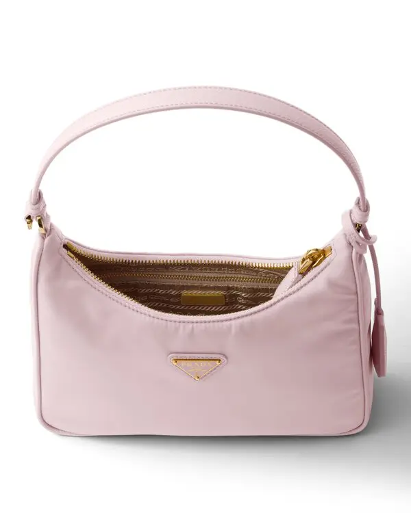 Prada Re-edition 2005 Re-nylon And Saffiano Mini Bag - Alabaster