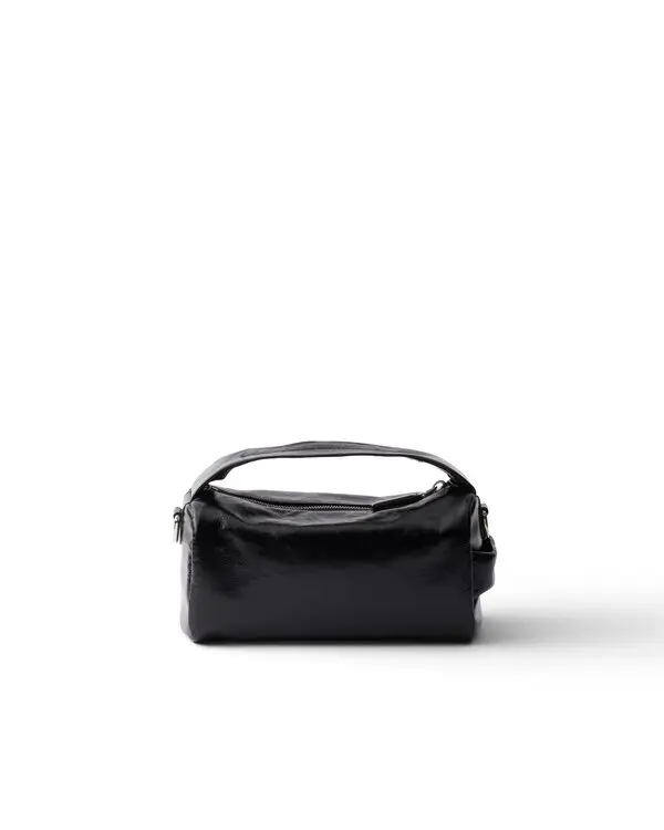Prada Leather Shoulder Bag - Black