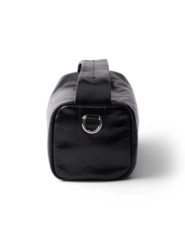 Prada Leather Shoulder Bag - Black