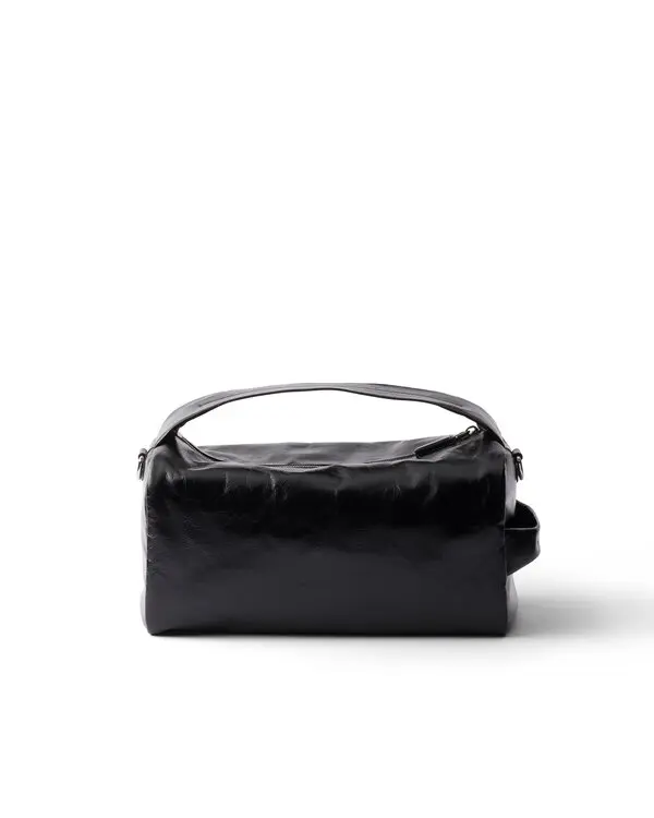 Prada Leather Shoulder Bag - Black