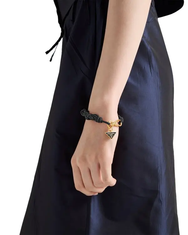 Prada Nappa Leather Bracelet