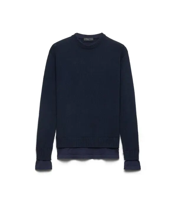 Prada Cashmere Crew-neck Sweater