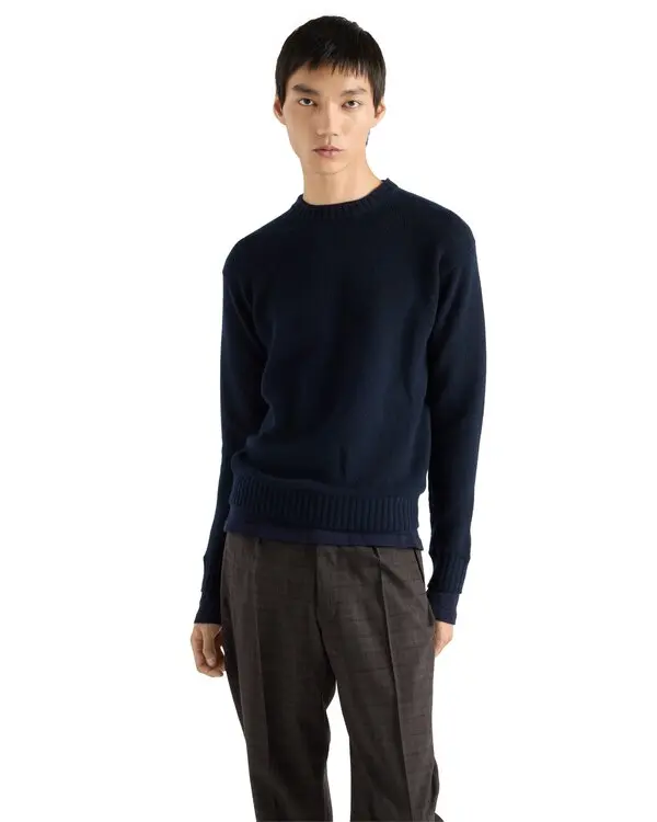 Prada Cashmere Crew-neck Sweater