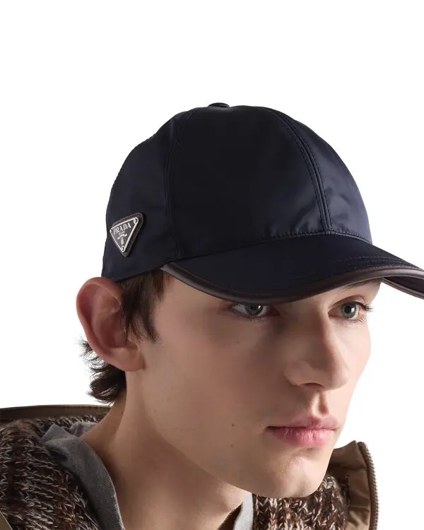 Prada Speedrock Re-nylon Baseball Cap - Navy