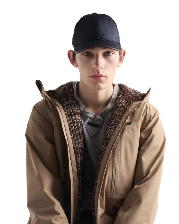 Prada Speedrock Re-nylon Baseball Cap - Navy