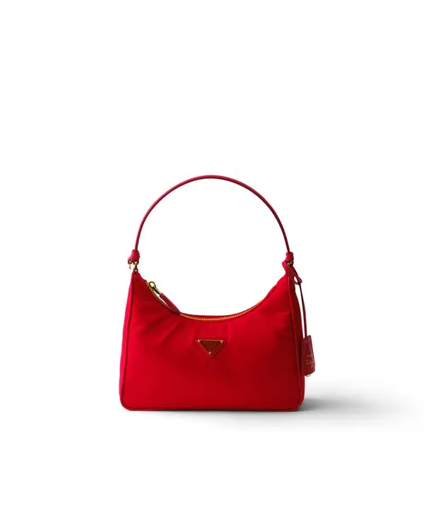 Prada Re-edition 2005 Re-nylon And Saffiano Mini Bag - Red