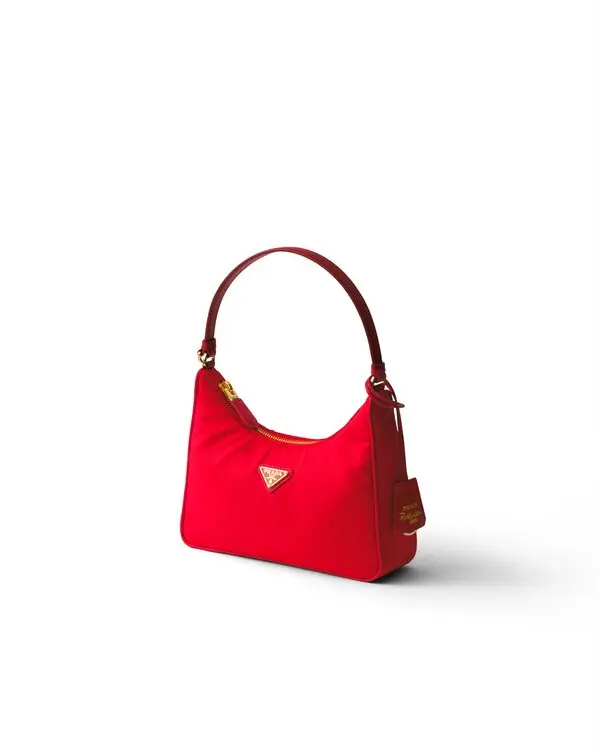 Prada Re-edition 2005 Re-nylon And Saffiano Mini Bag - Red