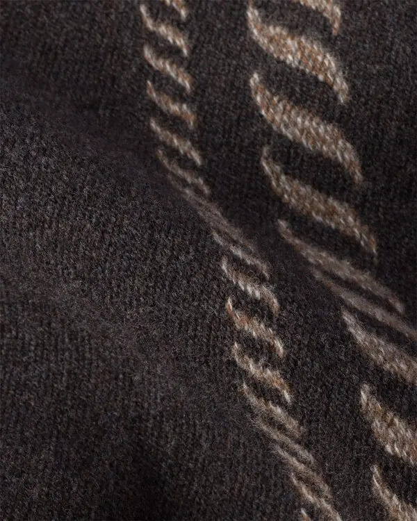 Prada Wool And Cashmere Scarf - Ebony