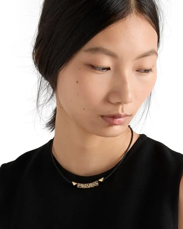 Prada Nappa Leather Choker