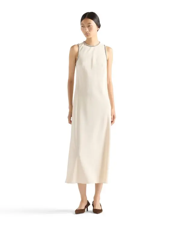 Prada Sablé Sheath Dress