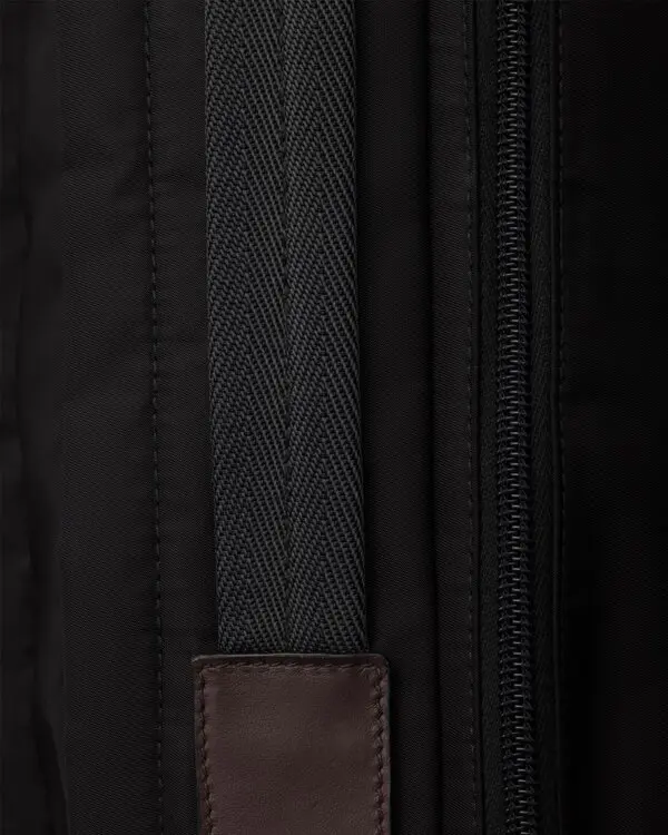 Prada Speedrock Re-nylon And Leather Shoulder Bag - Black